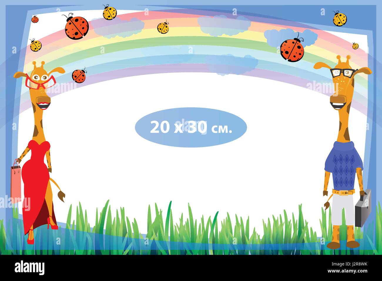 Children photo frames Stock Vector Images - Alamy