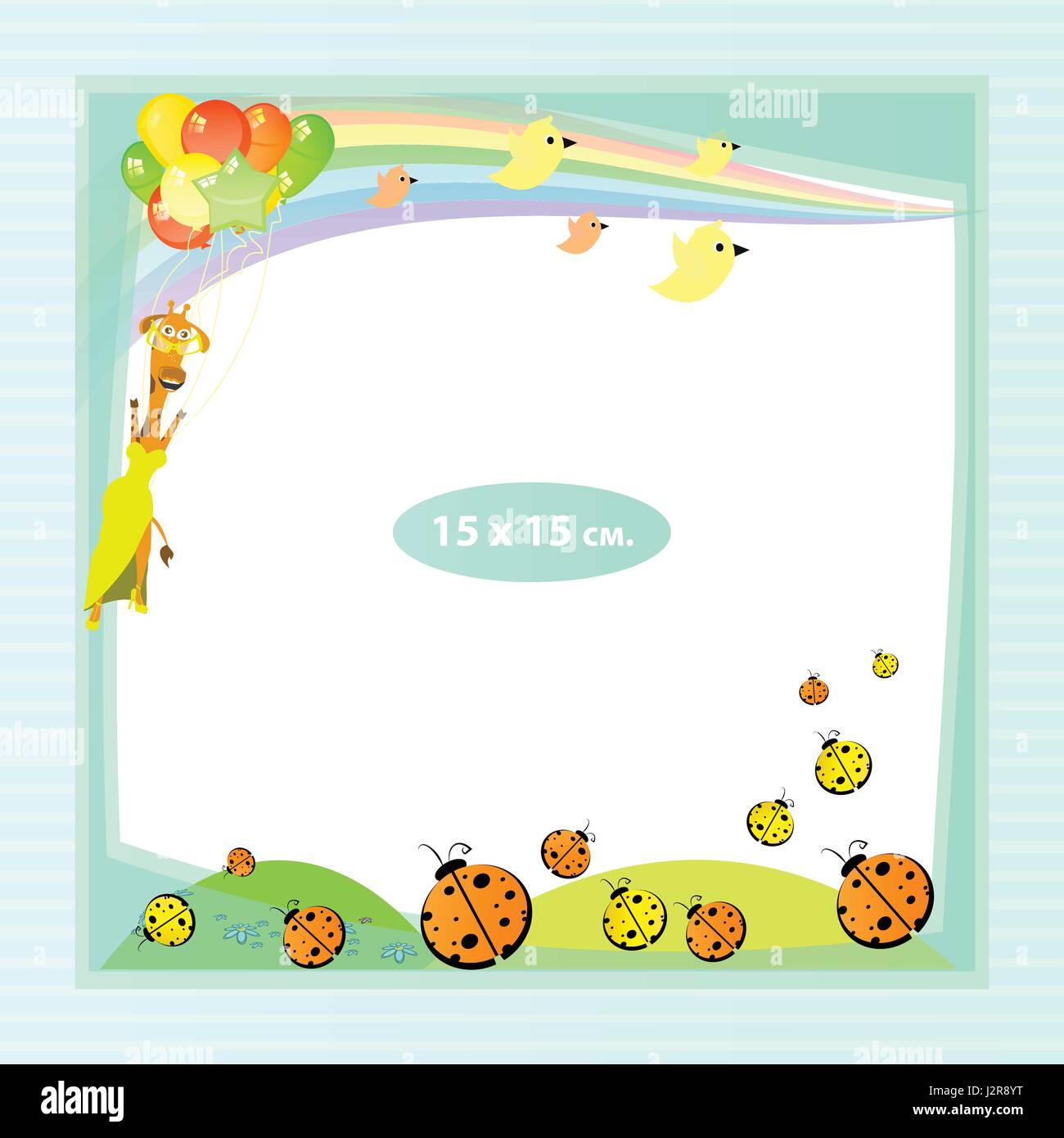 Children room mockup frame Stock Vector Images - Alamy
