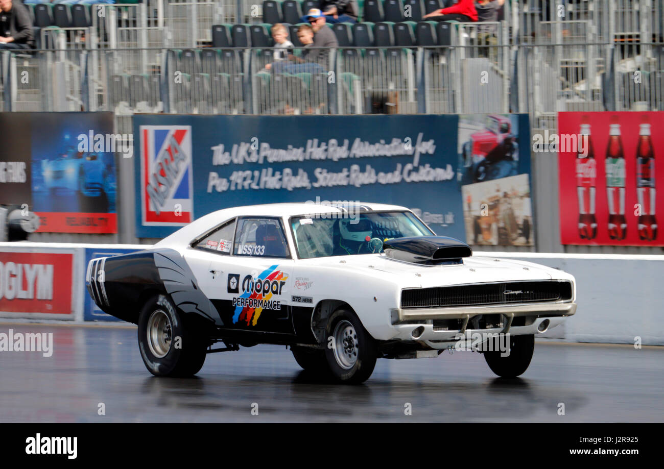 A dodge charger at the Santa Pod raceway in England Stock Photo - Alamy