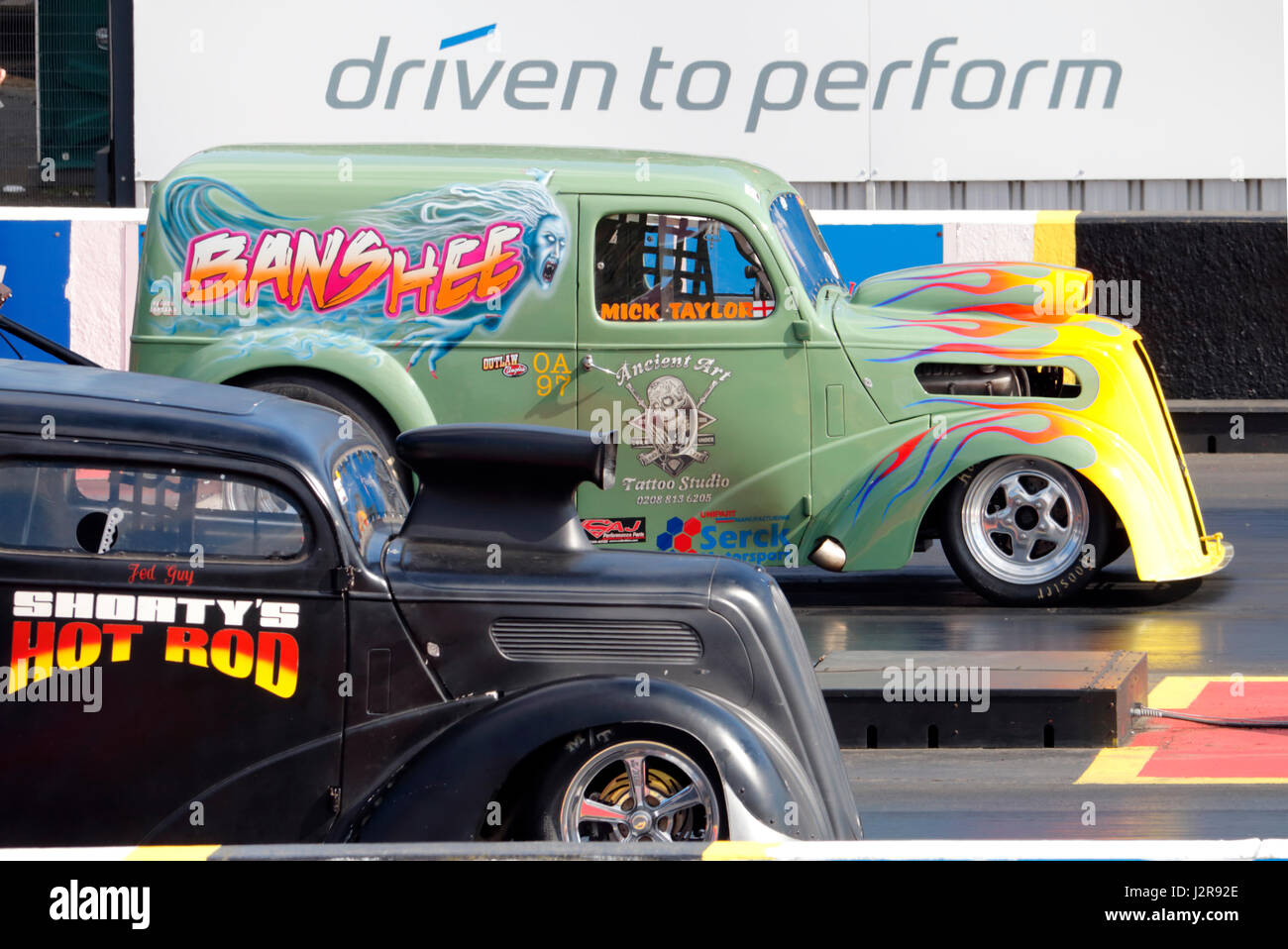 Two hot rods hi-res stock photography and images - Alamy