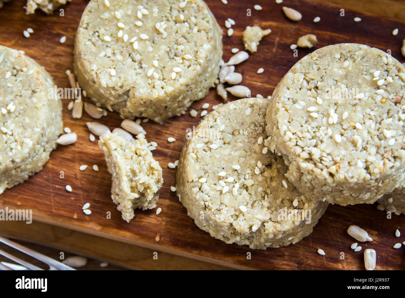 Homemade organic Sunflower seeds, Sesame and Honey Halva - traditional eastern healthy organic ...