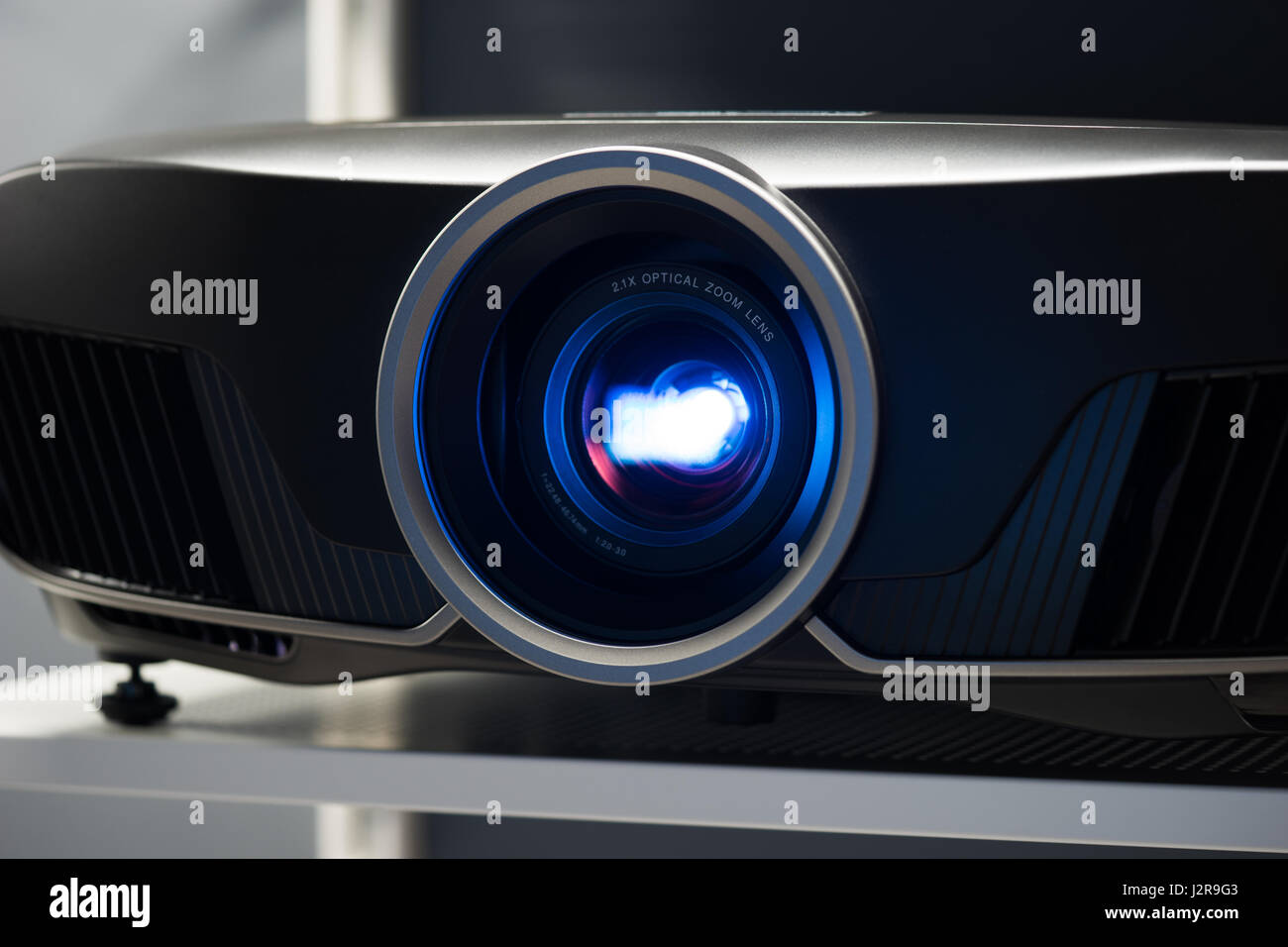 Closeup of projector for cinema and presentation Stock Photo - Alamy
