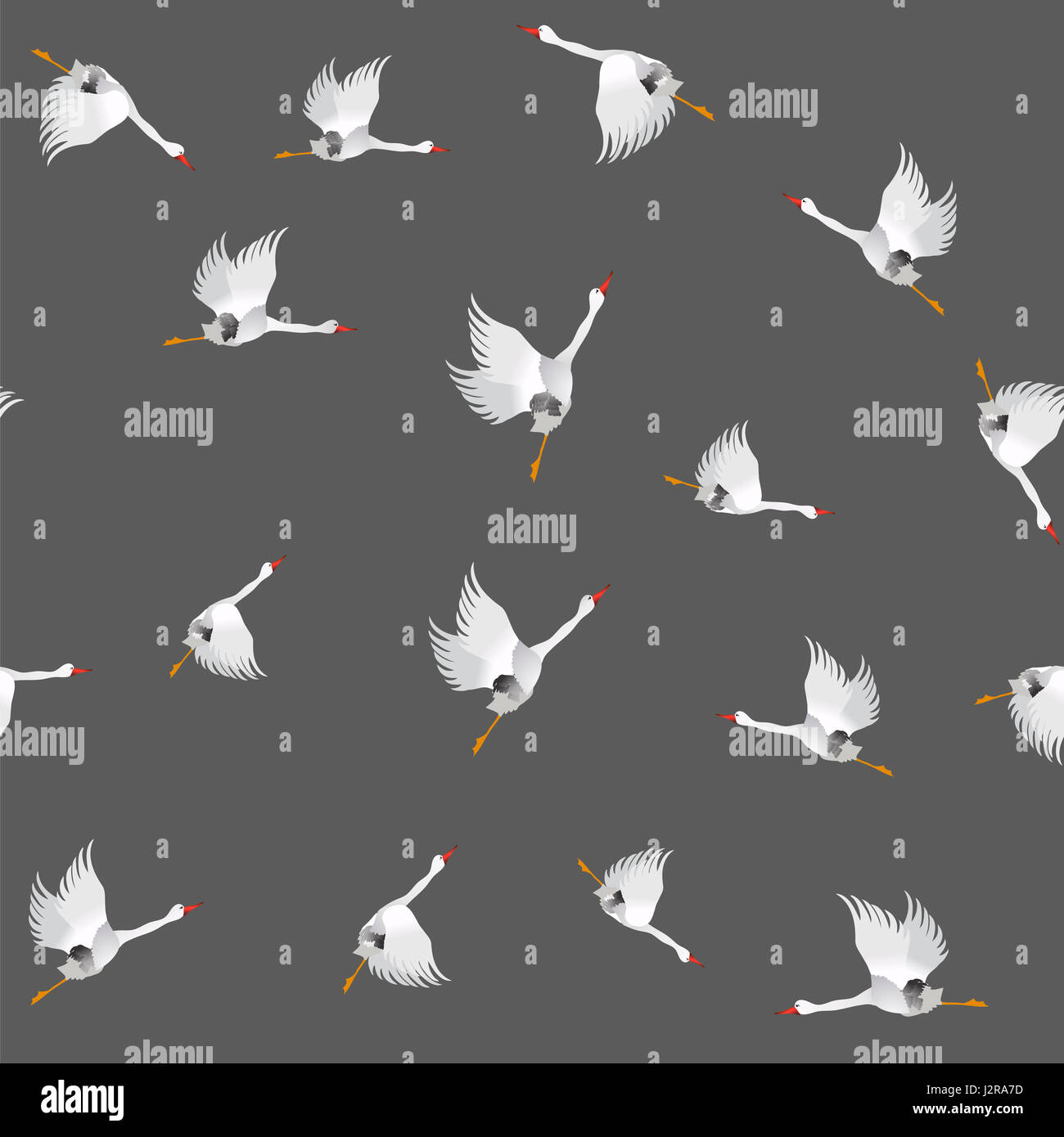 Goose seamless pattern hi-res stock photography and images - Alamy