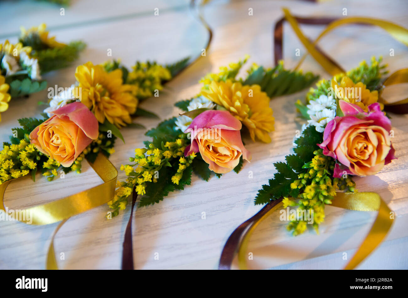 Decoration of roses Stock Photo - Alamy