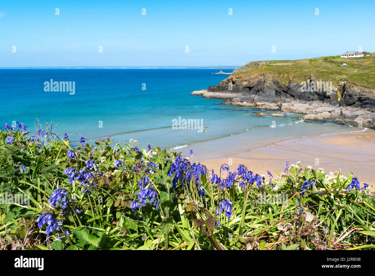 Poldhu cove hi-res stock photography and images - Alamy