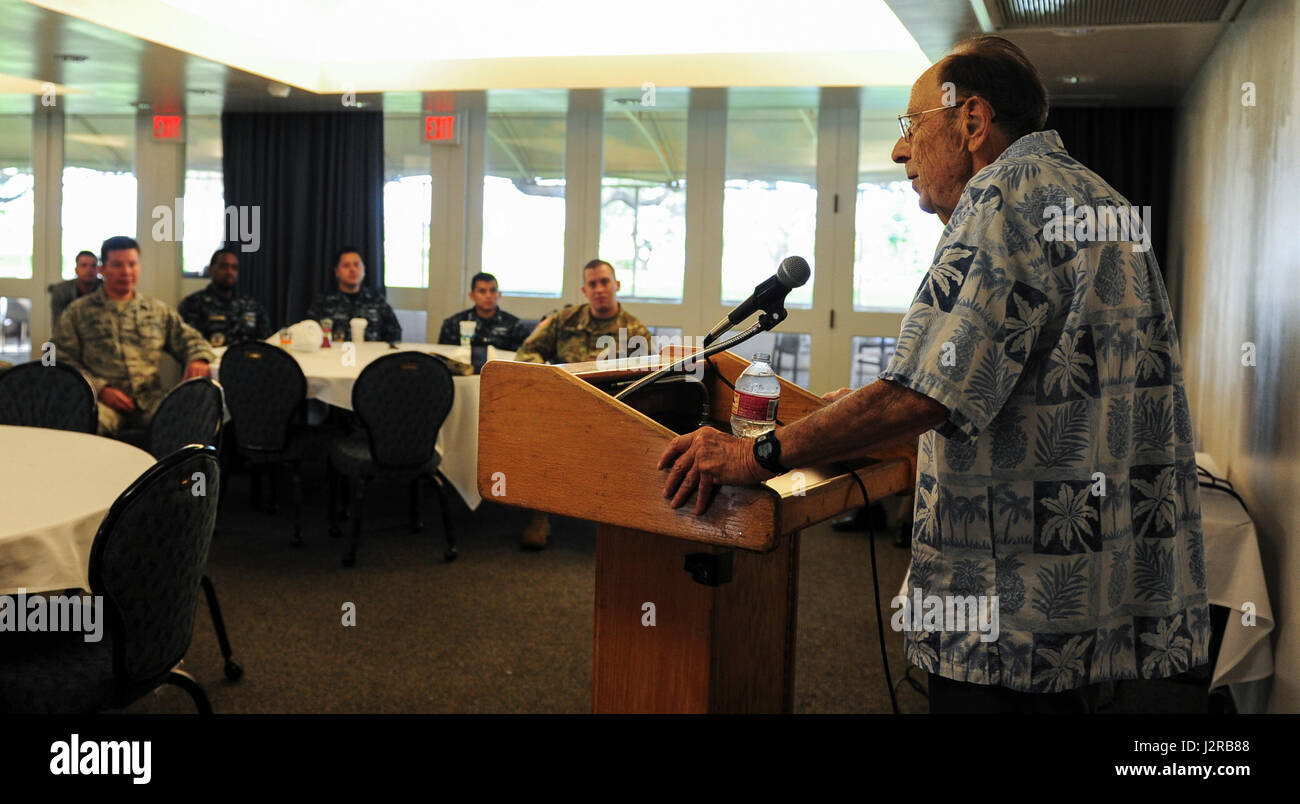 Retired U.S. Navy Capt. John Woolston, survivor of the USS Indianapolis ...
