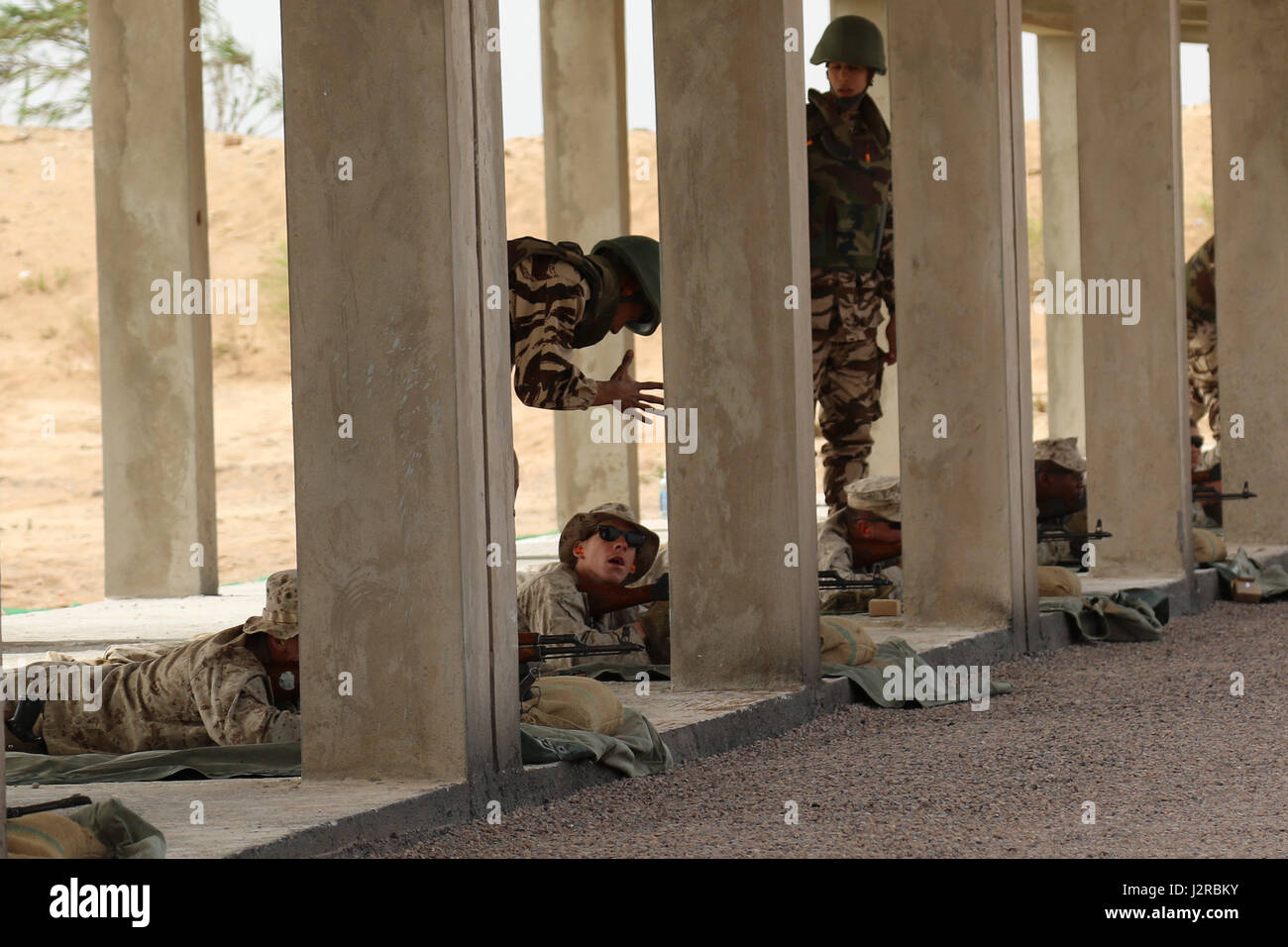 Bso alpha 3rd marine fleet antiterrorism security team hi-res stock ...