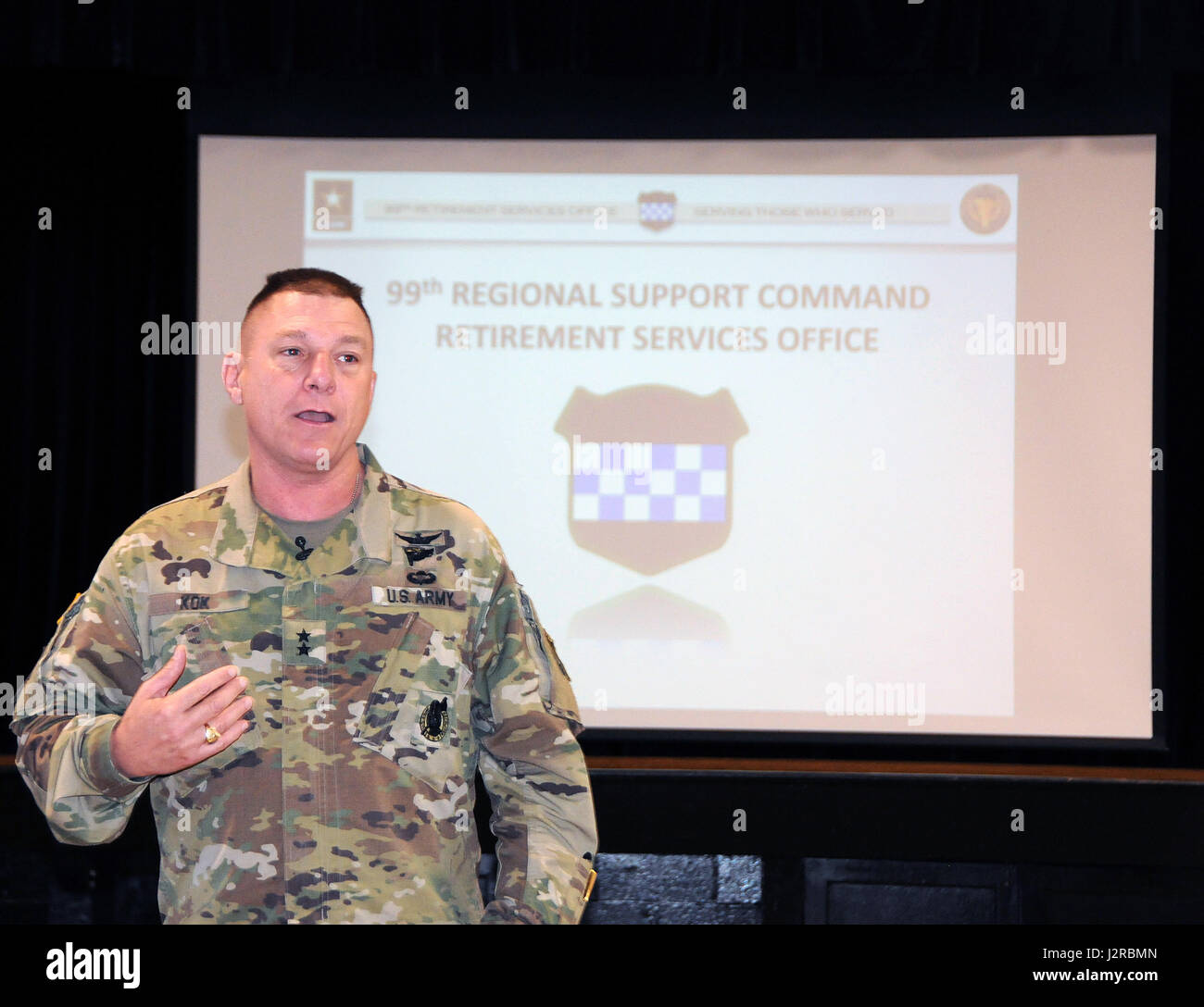 Maj. Gen. Troy D. Kok, commanding general for the U.S. Army Reserve's ...