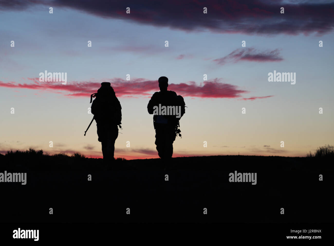 U.S. Soldiers with the 20th CBRNE Command, conduct a 7.5 mile ruck ...