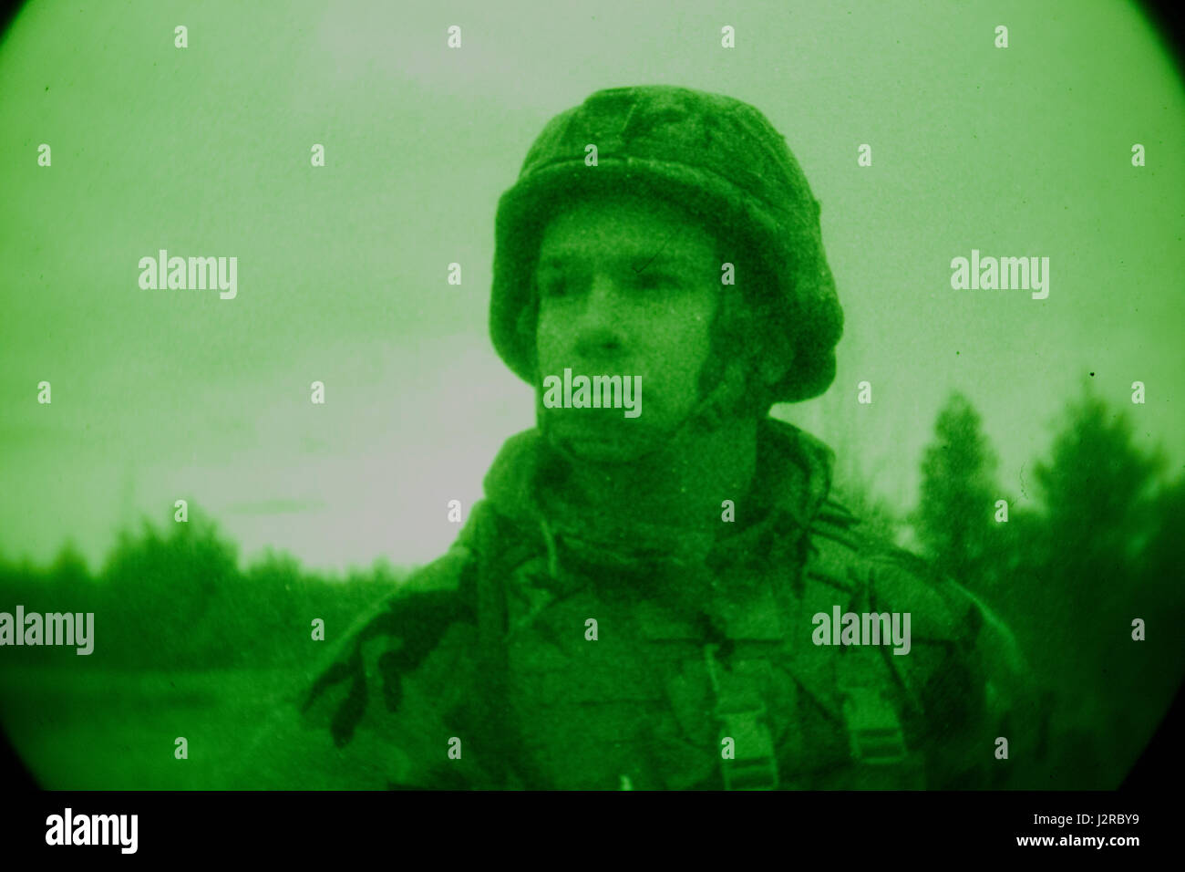 A U.S. Marine participates in Exercise Summer Shield at Adazi Military ...
