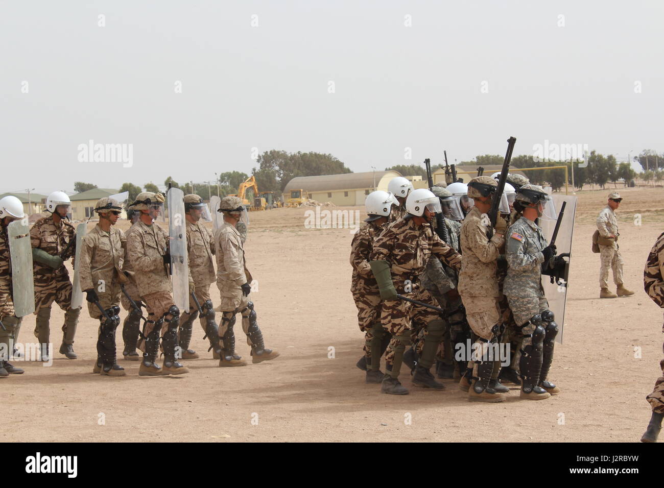 TIFNIT, Morocco - Multinational platoons consisting of personnel from ...