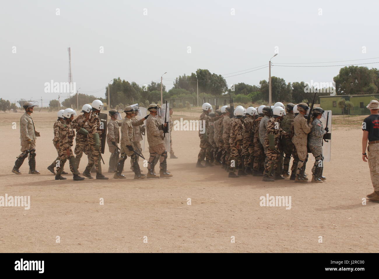TIFNIT, Morocco - Multinational platoons consisting of personnel from ...