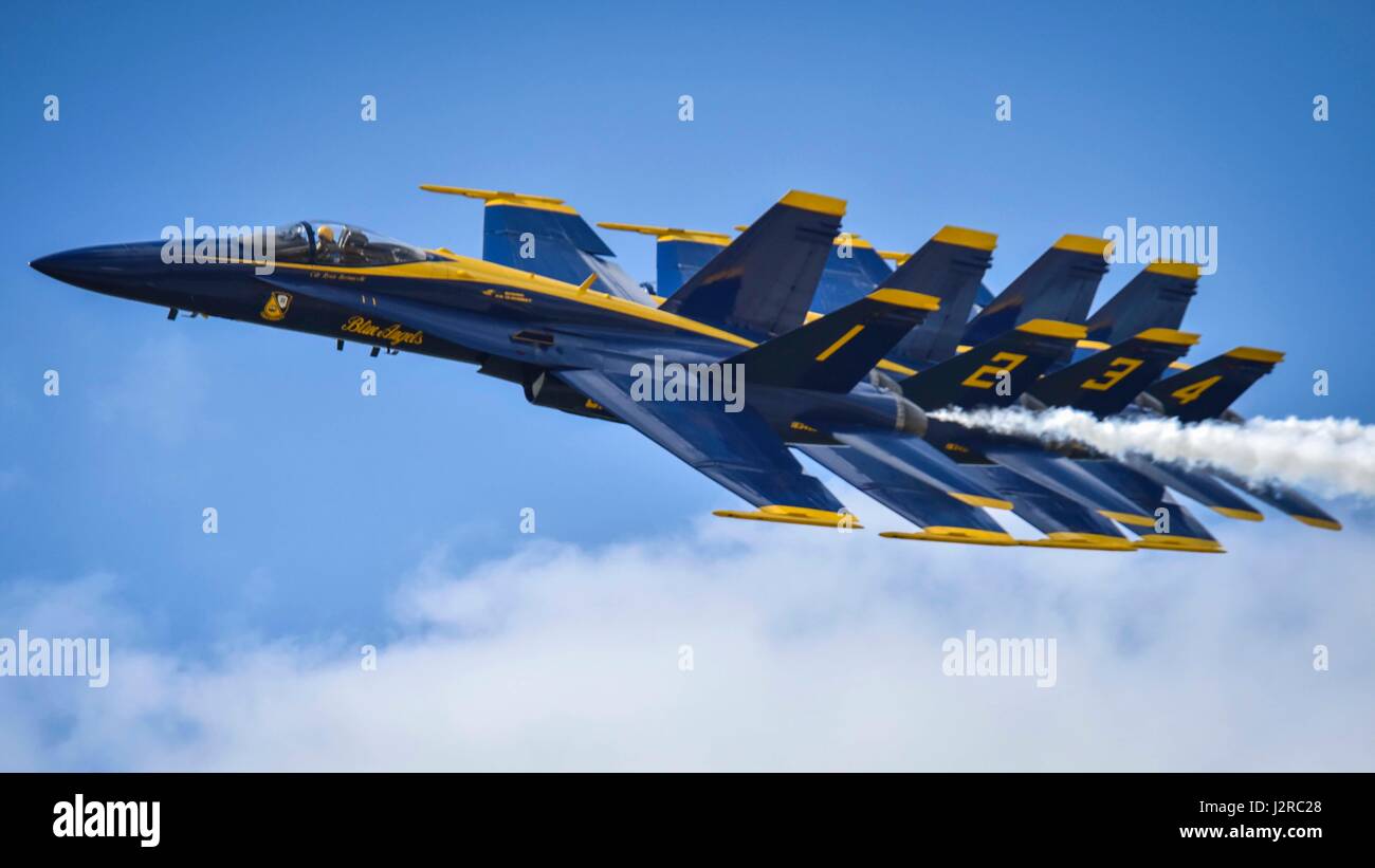 United states navy display team blue angeles Stock Photo - Alamy