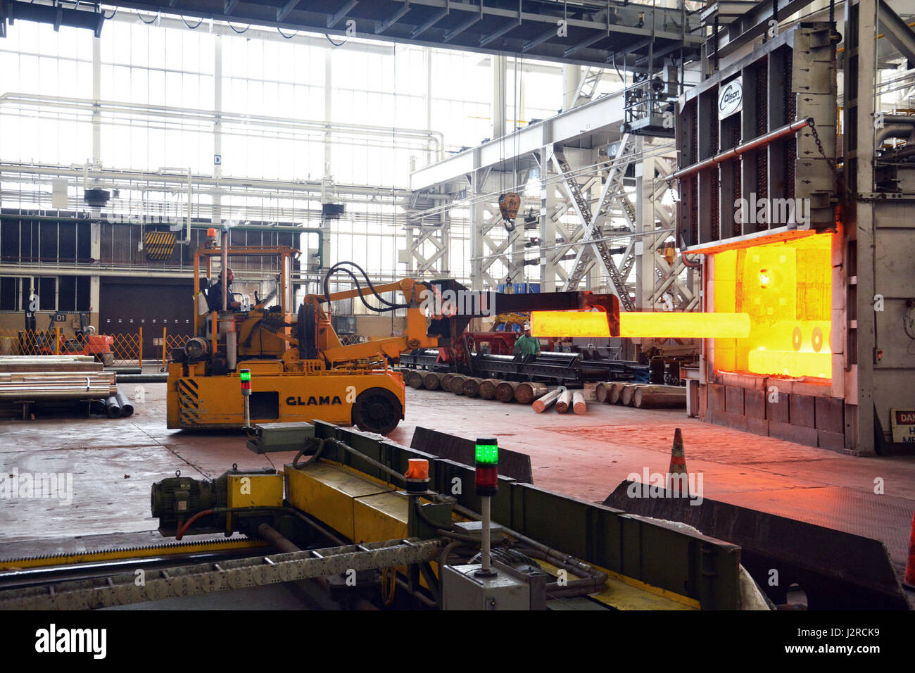 A 120mm Abrams tank cannon barrel is heated to nearly 2,000 degrees ...