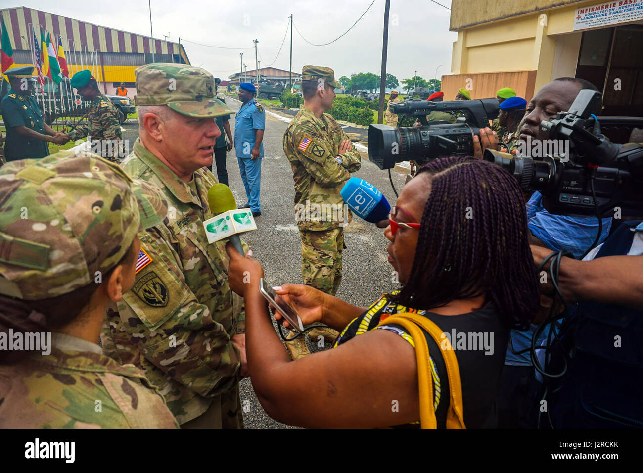 U.S. Army Brig. Gen. Kenneth Moore, U.S. Army Africa deputy commander ...
