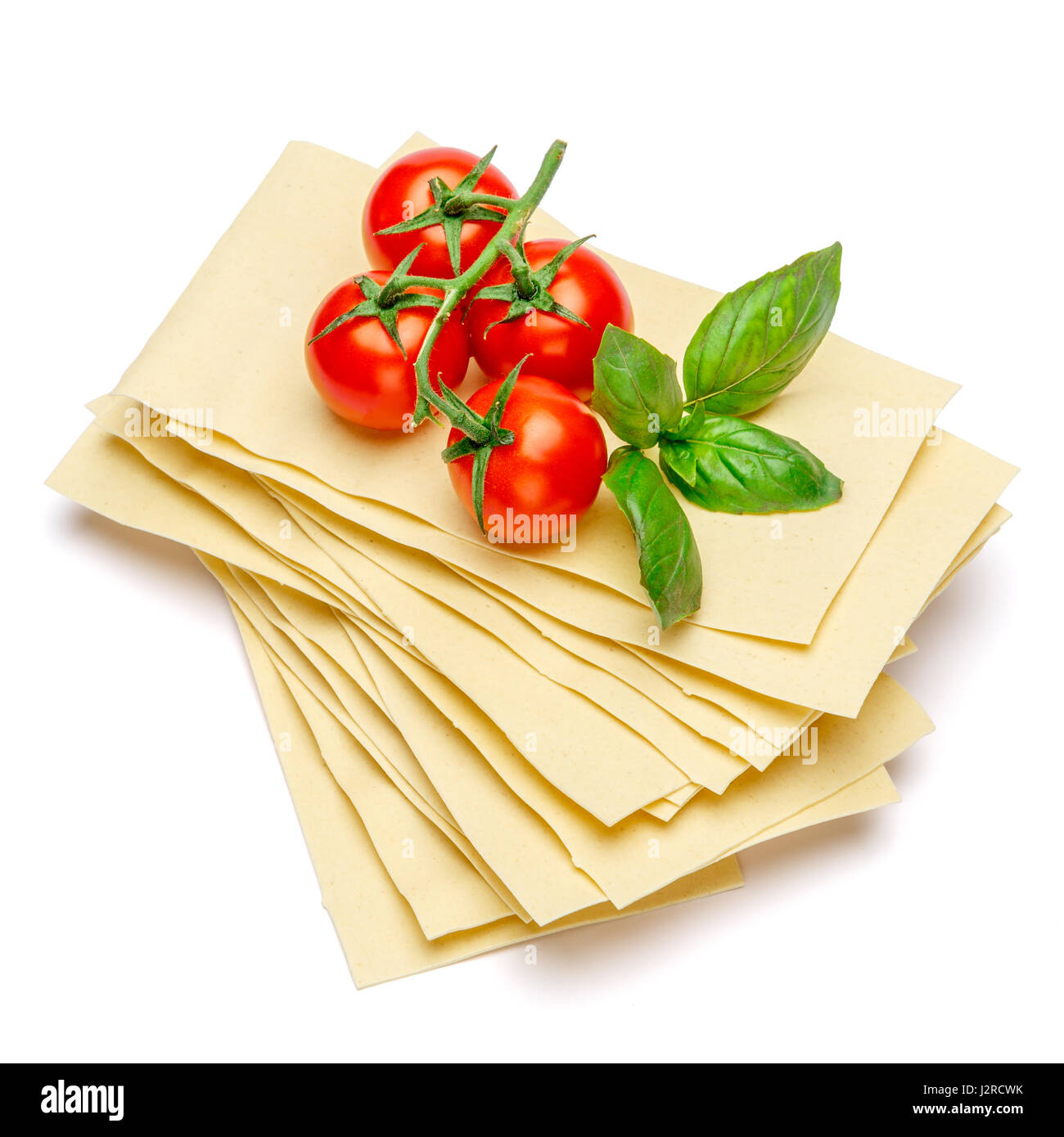 dried uncooked lasagna pasta sheets and tomato Stock Photo - Alamy