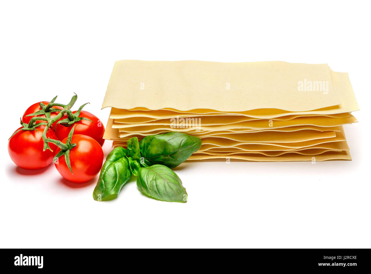 dried uncooked lasagna pasta sheets and tomato Stock Photo - Alamy
