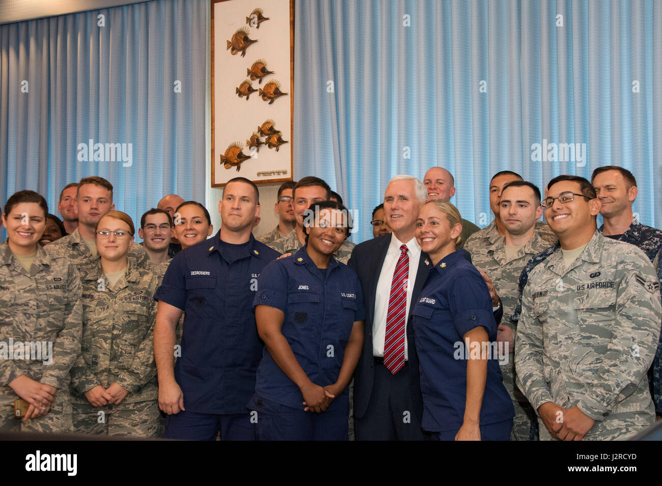U.S. service members in Oahu are recognized for their service during a ...