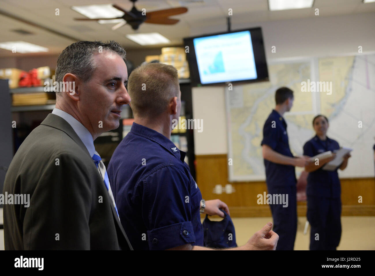 Capt. Benjamin Cooper, commander, Coast Guard Sector Delaware Bay ...