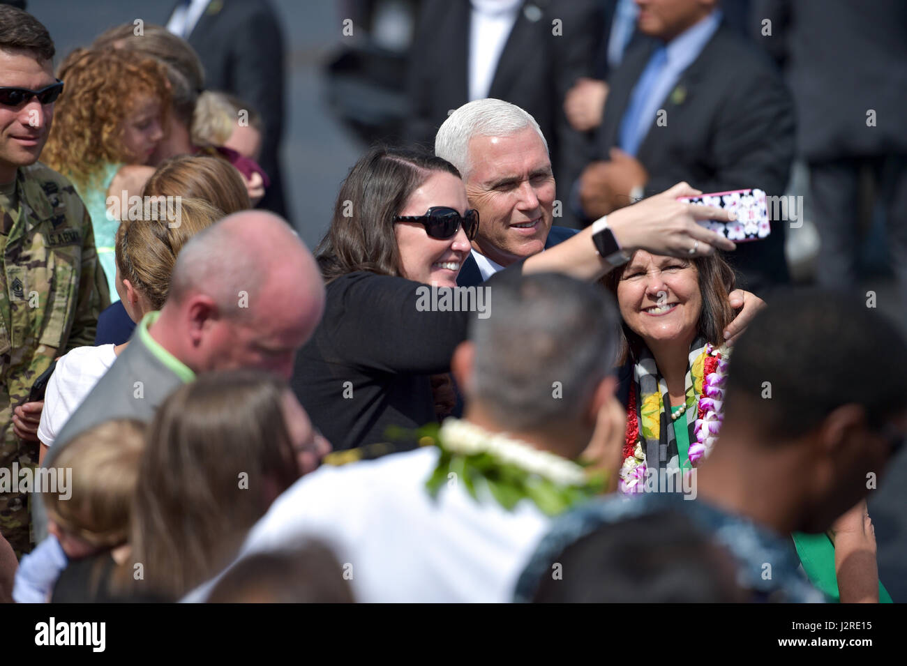The Vice President visits Joint Base Pearl Harbor-Hickam, Hawaii ...