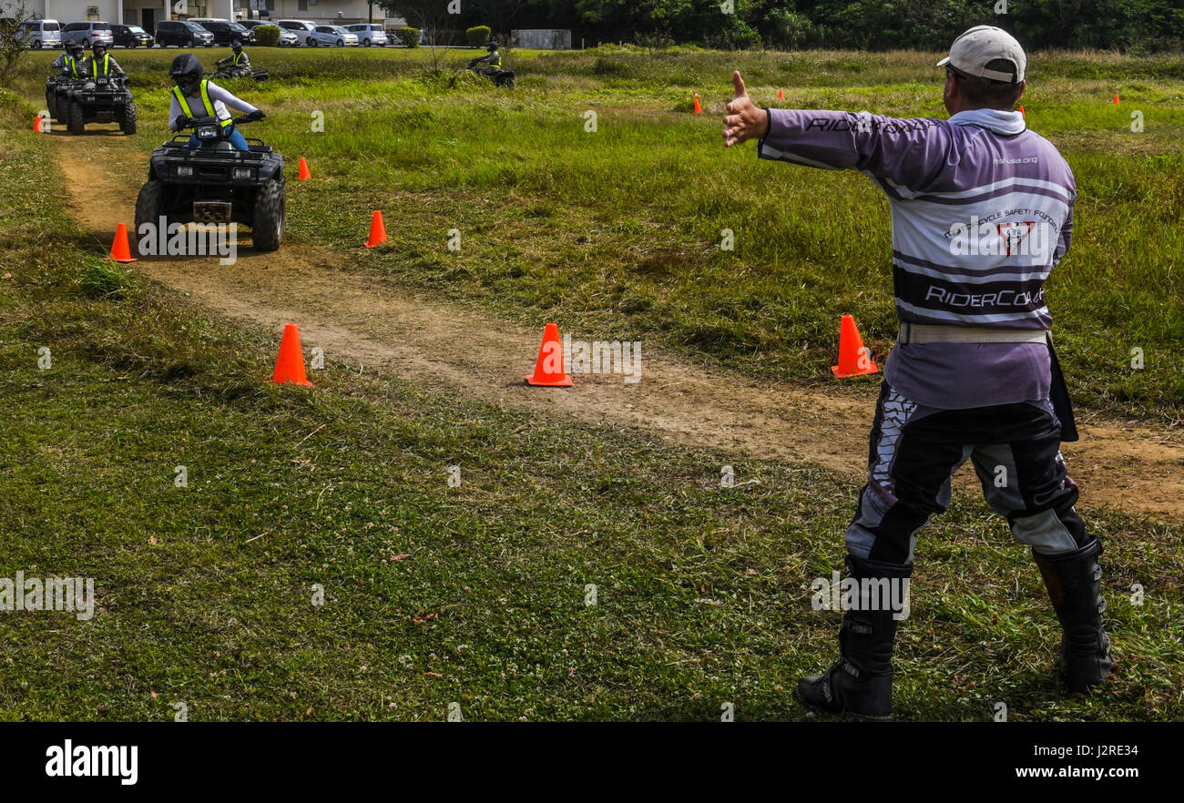 Members of the 18th Security Forces Squadron receive training on all ...