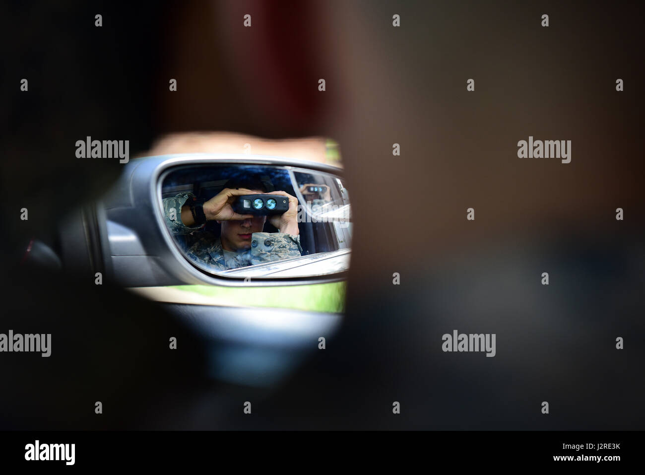 U.S. Air Force Senior Airman Brian Bedell, a 509th Security Forces ...