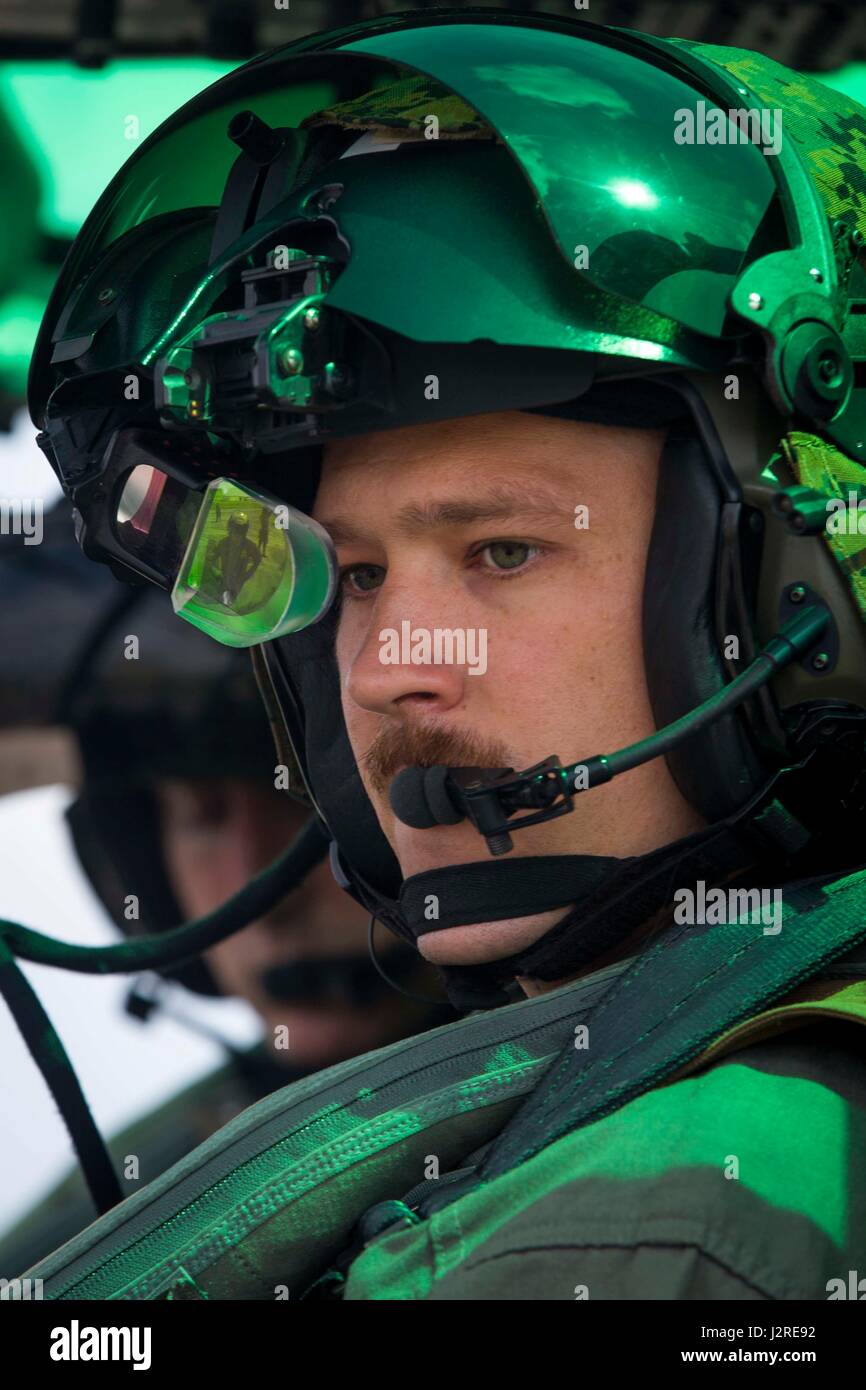 U.S. Marine Corps Capt. John McArthur, the airframes officer in charge ...