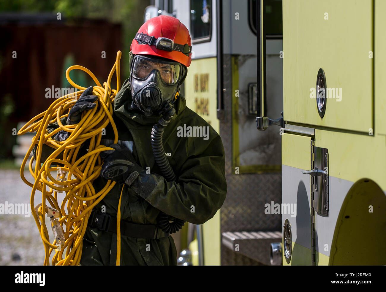 U.S. Army Soldiers participate in a response and rescue missions during ...