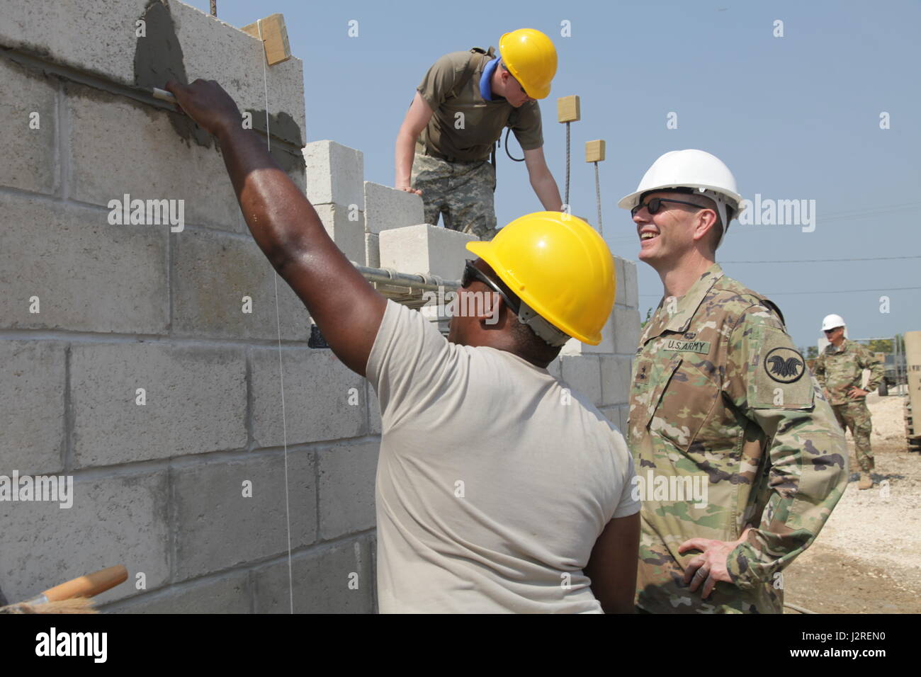 U.S. Army Spc. Jacari Williams, with the 372nd Engineer Battalion ...