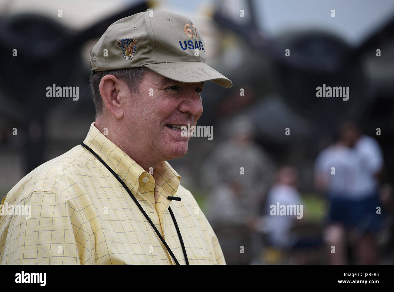 Retired Brig. Gen. George P. Cole attends the Mighty Eighth Heritage 8K ...