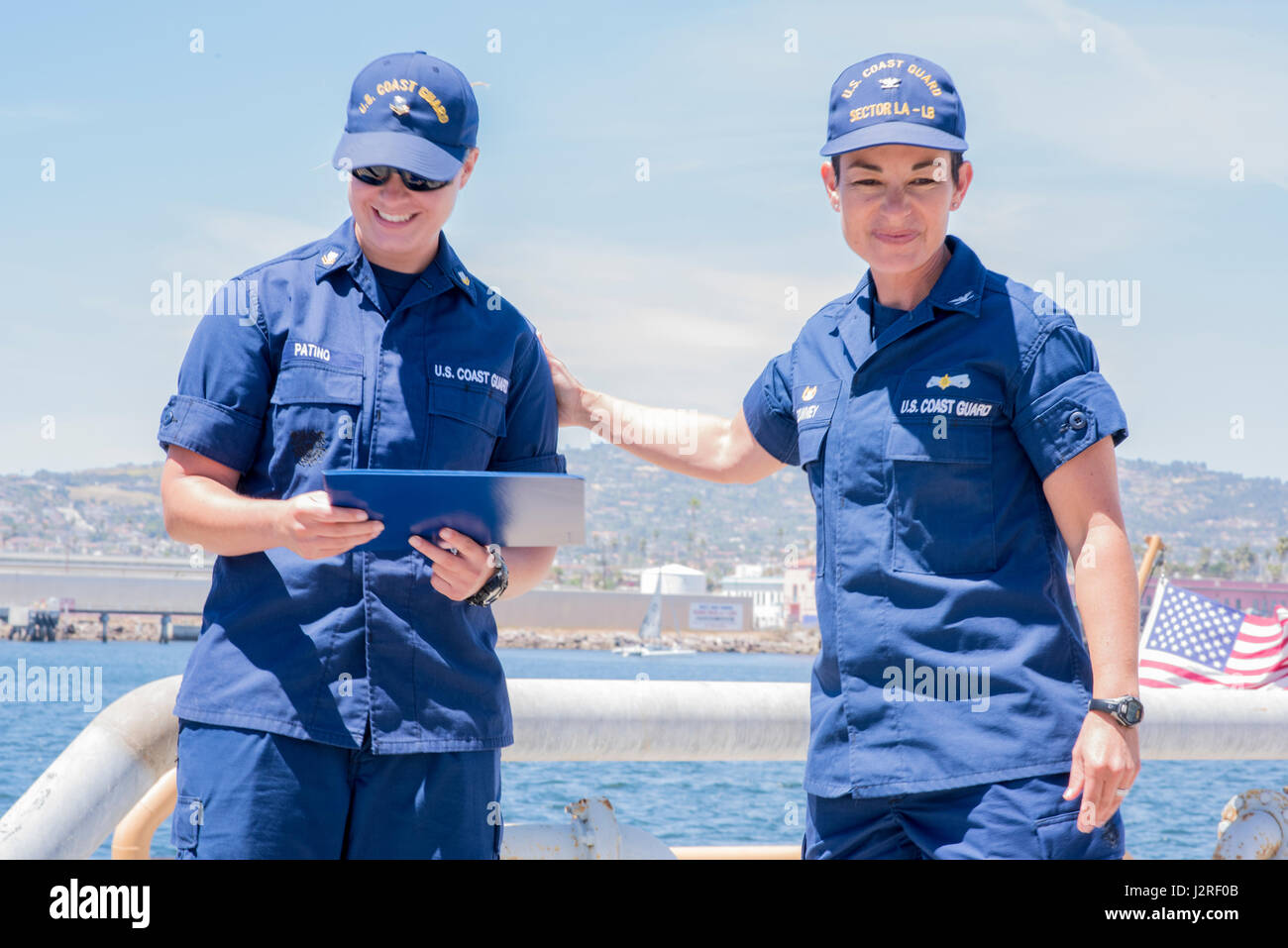 Petty Officer 2nd Class Kira Patino was awarded the permanent Coast ...