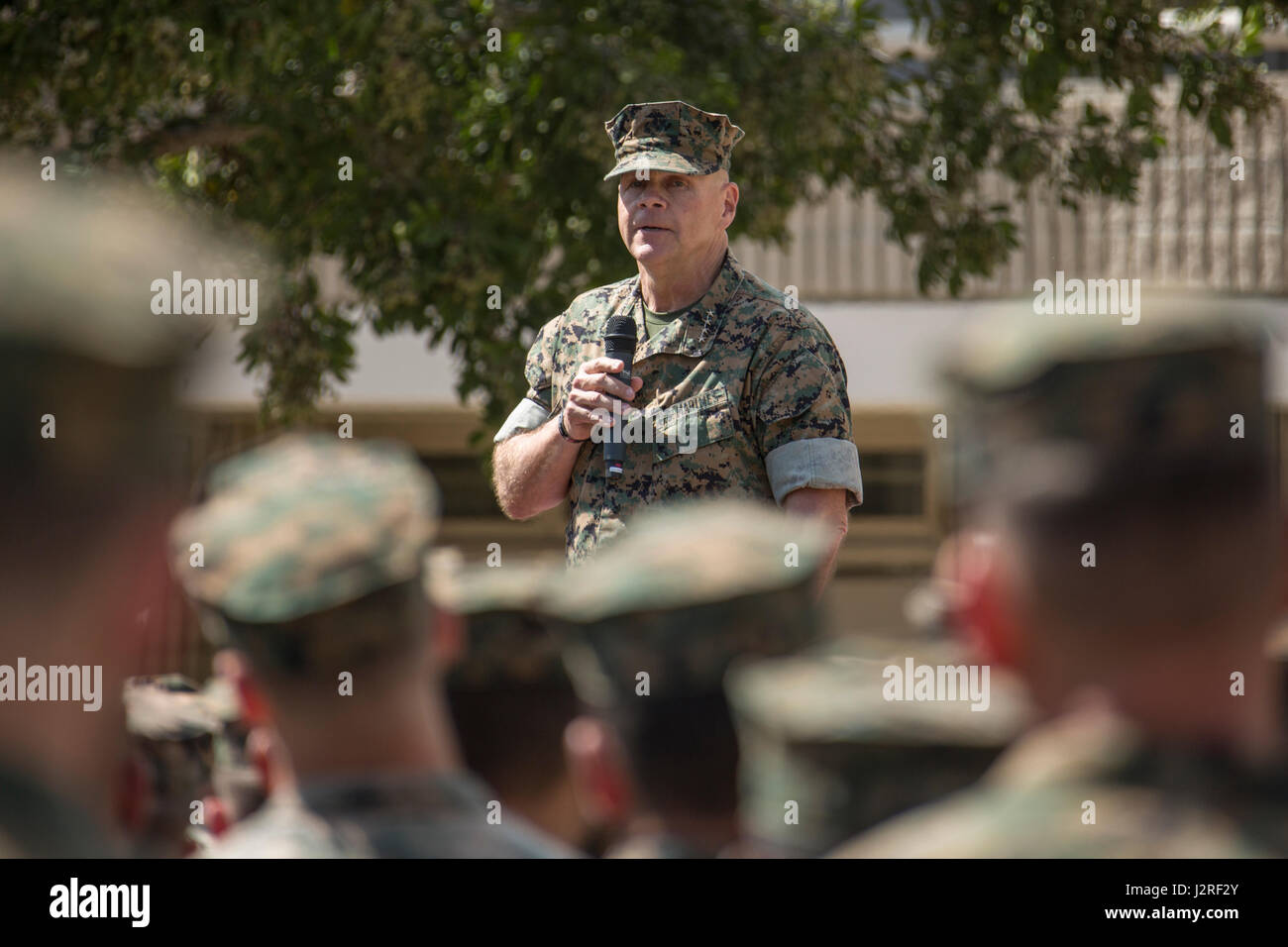 Marines at the School of Infantry West, Camp Pendleton, receive ...