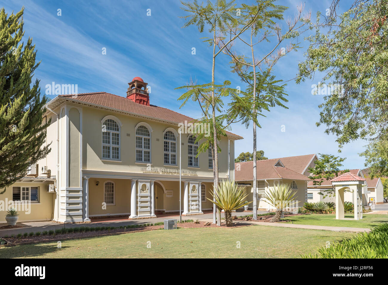 ROBERTSON, SOUTH AFRICA - MARCH 26, 2017: The Robertson High School in ...