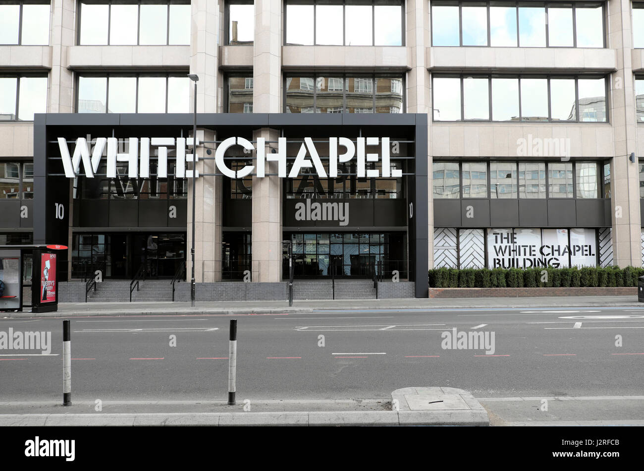 Exterior view of the entrance to the Whitechapel Building Whitechapel ...
