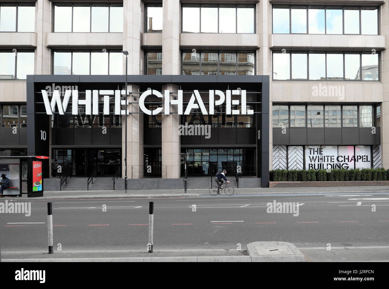 Exterior view of the entrance to the Whitechapel Building Whitechapel ...