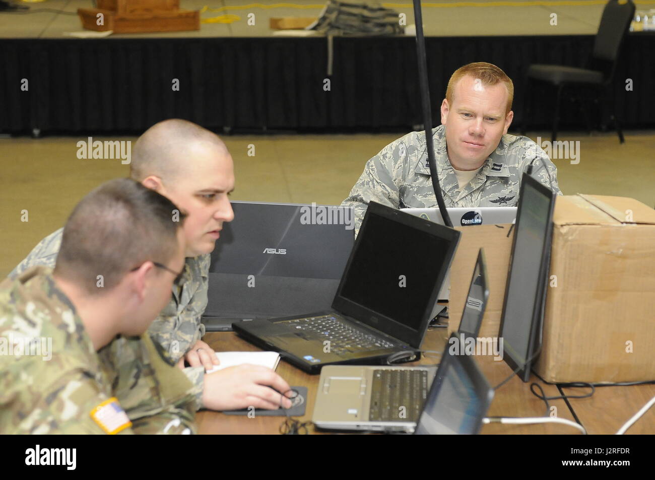 At Camp Williams, Utah, personnel from the 177th Information Aggressor ...