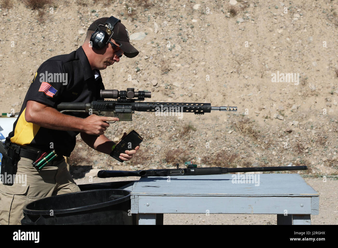 LAS VEGAS, Nev. – Staff Sgt. Tyler Payne, U.S. Army Marksmanship Unit ...