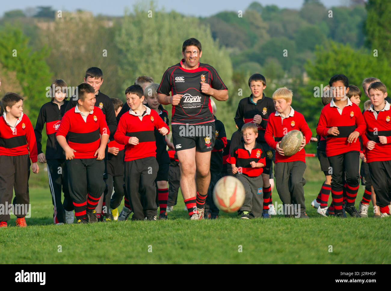 Avonmouth Rugby Football Club, Bristol with Nick Venn teaching ...