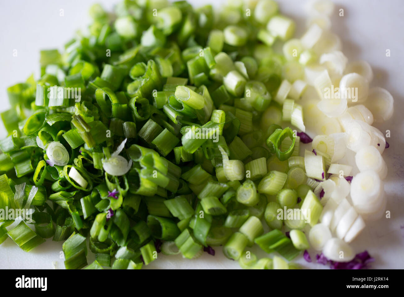 chopped green onions Stock Photo - Alamy
