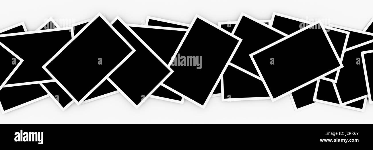 Stacks of blank photos Stock Photo - Alamy