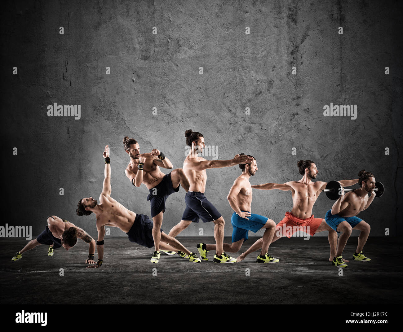 Position workout hi-res stock photography and images - Alamy