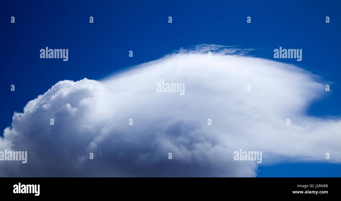smooth wind blown cloud natural sky background Stock Photo - Alamy