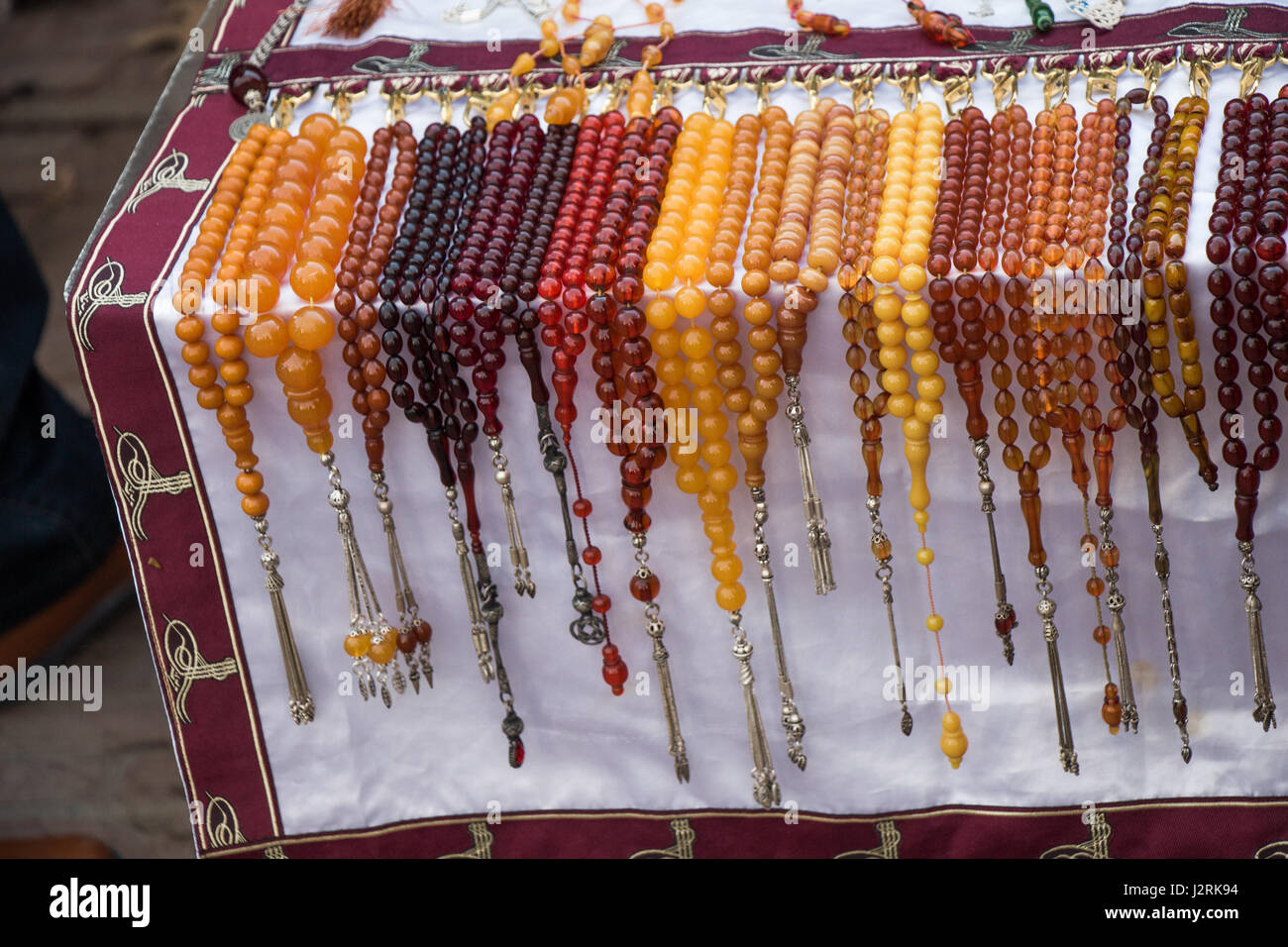 Set of praying beads of various colors Stock Photo - Alamy