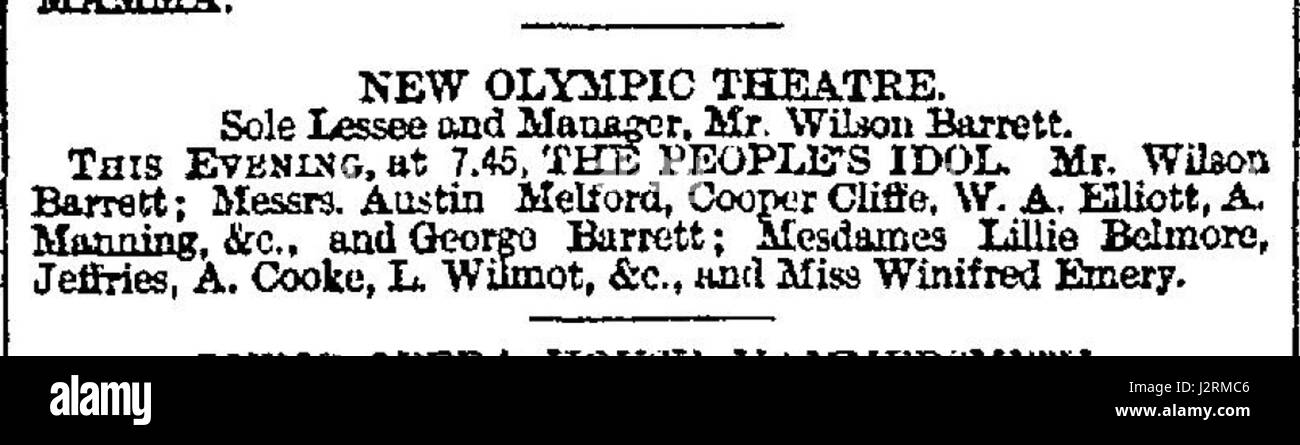 Historic london 1890s hi-res stock photography and images - Alamy