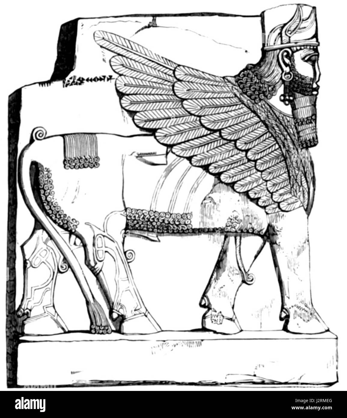 Assyrian winged bull hi-res stock photography and images - Alamy