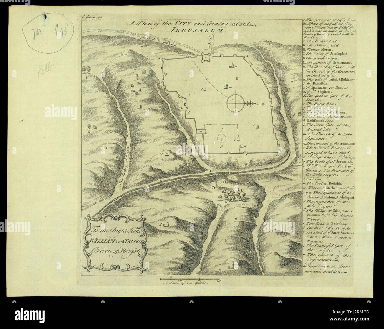 Map plan ancient jerusalem hi-res stock photography and images - Alamy