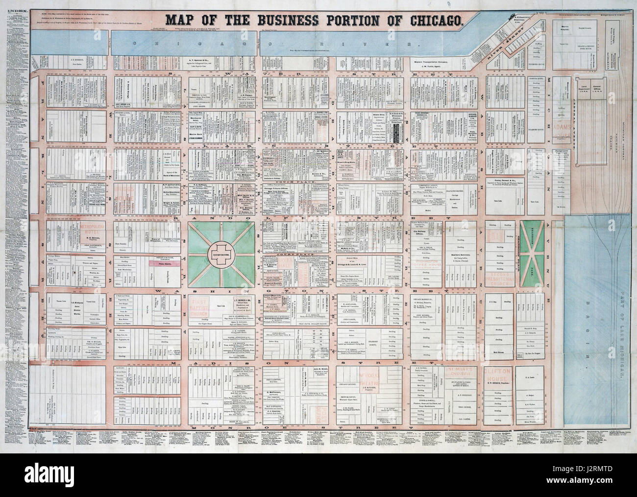 City of chicago 1800s hi-res stock photography and images - Alamy