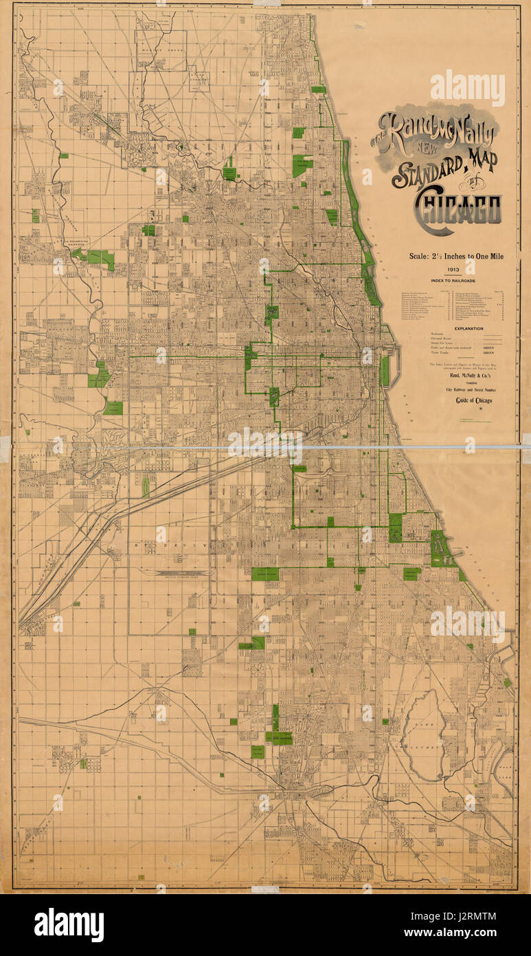 1913 rand mcnally map hi-res stock photography and images - Alamy