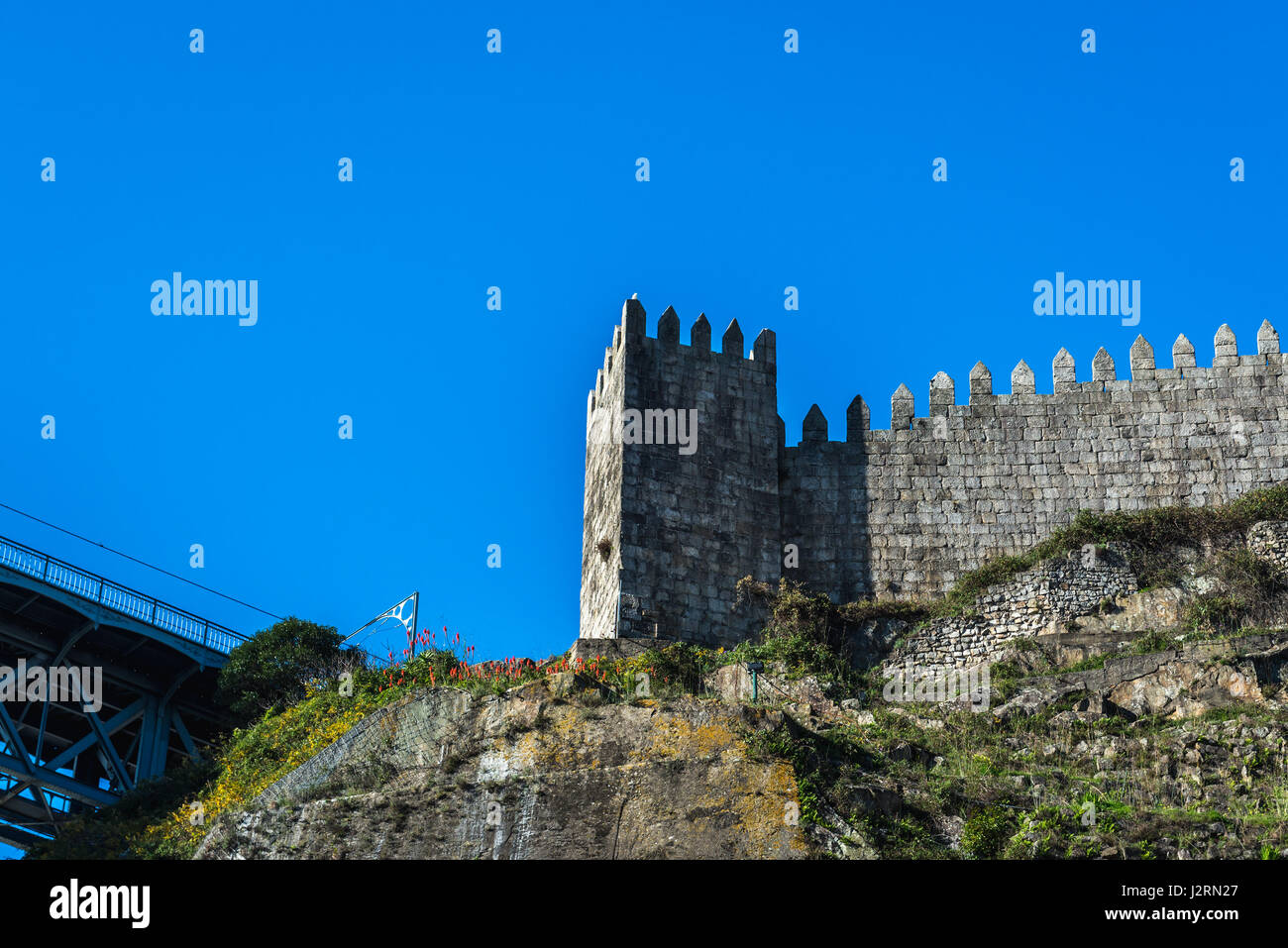 Historical Walls of D. Fernando (also called Fernandina Wall) in Porto ...