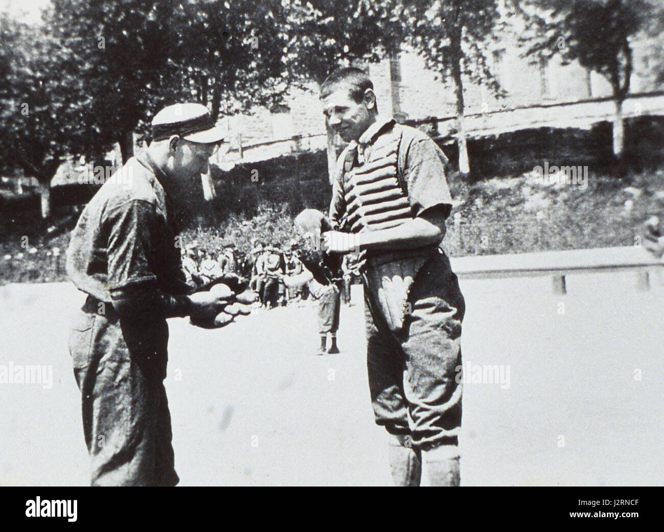 This is a historical photograph of Babe Ruth, one of the most iconic ...
